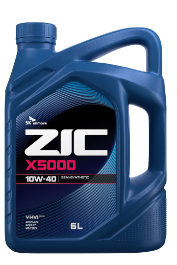 Масло моторное Zic X5000 10W-40 6л 172658 Цена - Купить в Минске ...